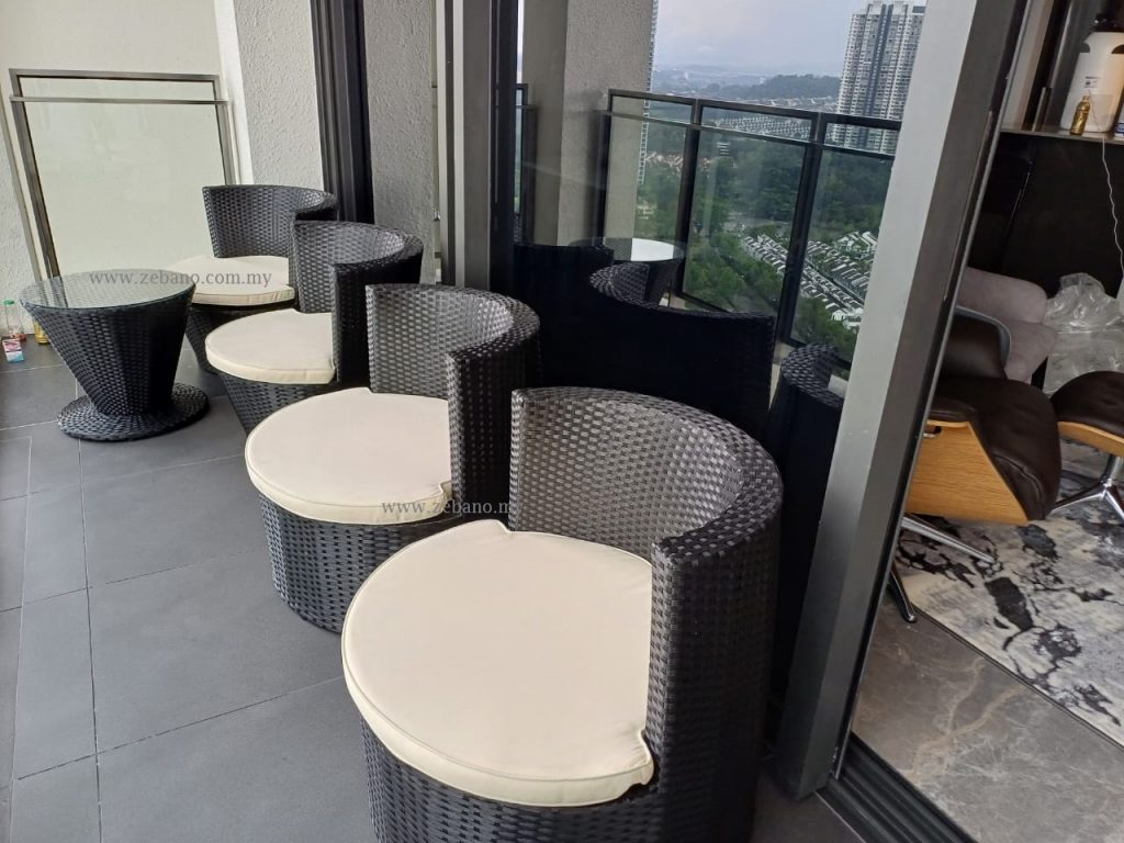 space saver outdoor rattan sofa, wicker rattan sofa sets