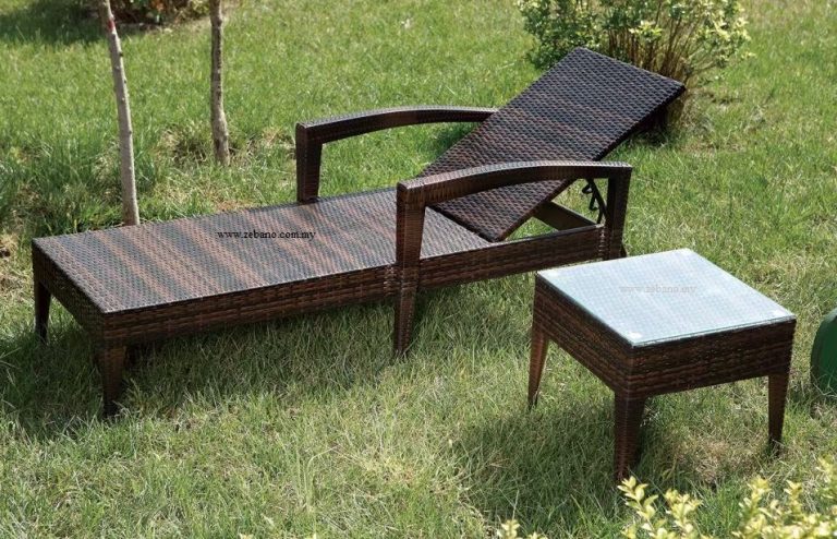 Outdoor Wicker Pool deck Lounger Zebano. Comfort & Luxury