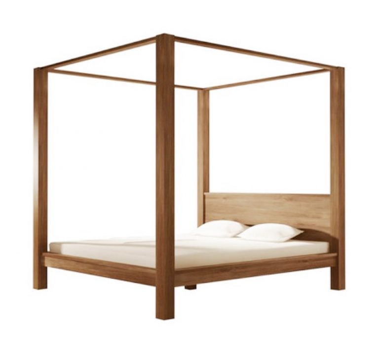 Poster teak bed frames BRF-1911 - ZEBANO