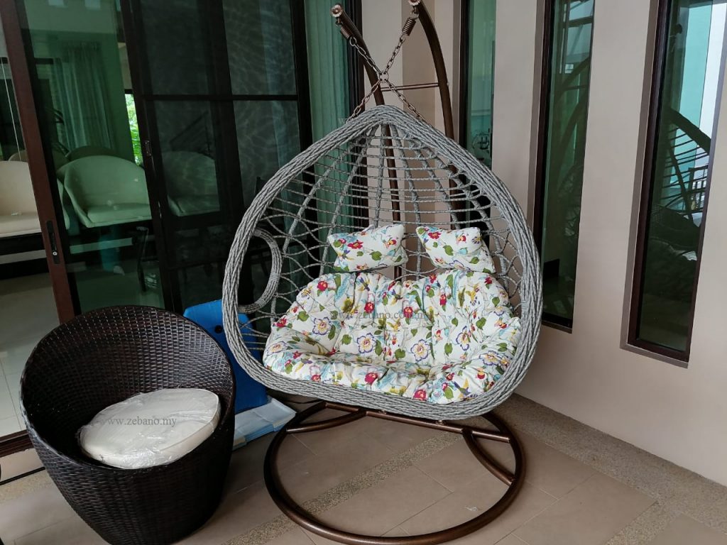 Wicker Swing With Stand SHS-168N - ZEBANO