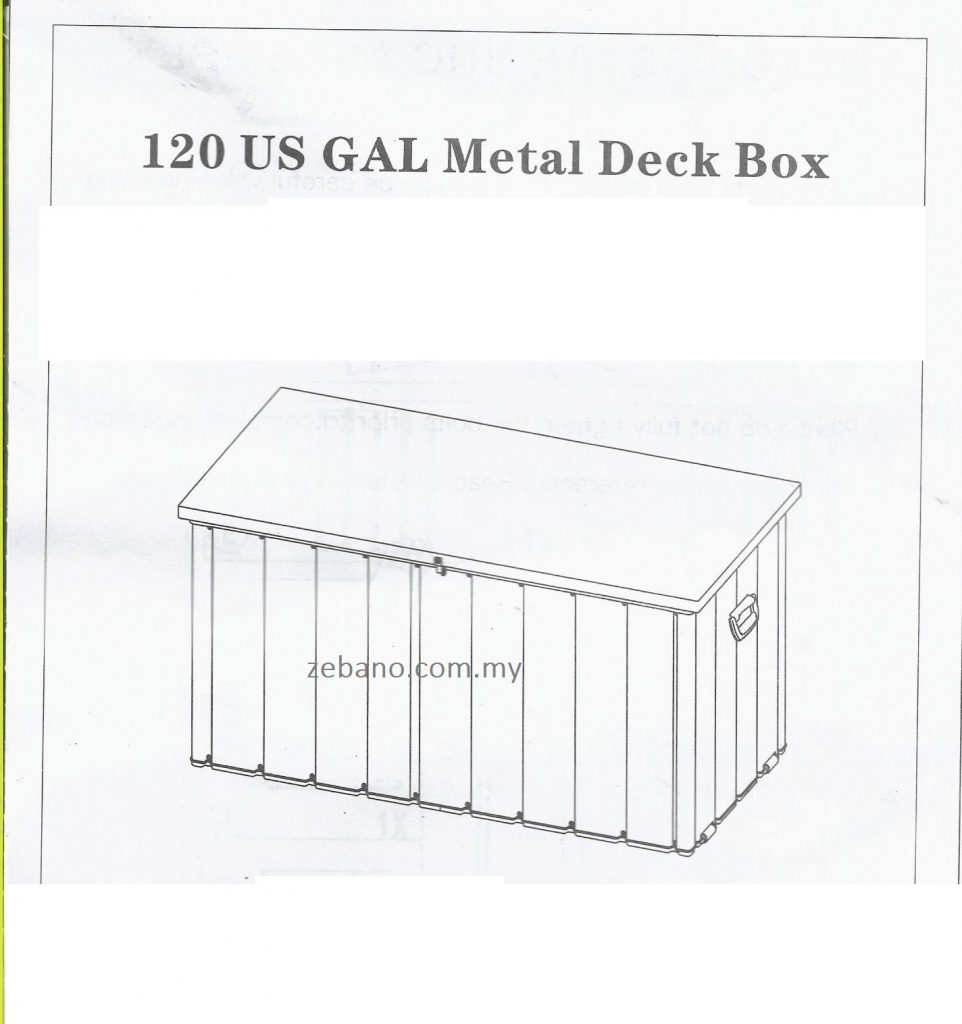 Wicker Storage box , Gal Metal Storage box, outdoor storage